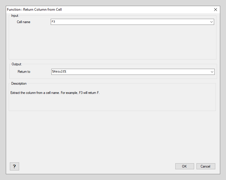 Return Column From Cell Yarado Documentation